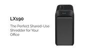 Fellowes Powershred LX190 Cross-Cut Small Office Paper Shredder Video ...