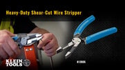 Klein Tools' Heavy-Duty Shear-Cut Wire Stripper (K12035) Overview Video ...