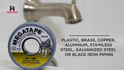Hercules Thread Sealant Tape - Features & Benefits Video | WebstaurantStore