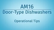Hobart AM16 Dishwasher Tips Video | WebstaurantStore