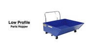 Vestil HOP-LP Low-Profile Parts Hopper Overview Video | WebstaurantStore
