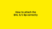 How to Correctly Attach the BVL 5/1 BP from Karcher Video ...