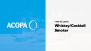 How to Use the Acopa Whiskey and Cocktail Smoker Video | WebstaurantStore