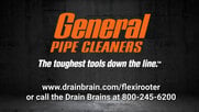 How to Use General's Flexi-Rooter 100 Flexible Shaft Drain Cleaner ...