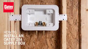 How To Install an Oatey 2 x 4 Supply Box Video | WebstaurantStore