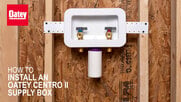 How To Install an Oatey Centro II Supply Box Video | WebstaurantStore