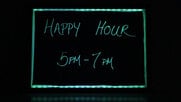 LED Write-On Sign 28 x 20 Video | WebstaurantStore