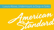 American Standard Luxury Above, Undermount & Drop-In Sinks Overview ...