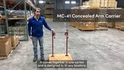 MIFAB MC-41 Fixture Carrier with Concealed Arms Overview Video ...