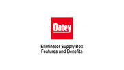 Oatey Eliminator Supply Box Overview Video | WebstaurantStore
