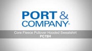 Port & Company Core Fleece Pullover Hooded Sweatshirt (PC78H) Overview ...
