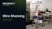 Regency Wire Shelving Overview Video | WebstaurantStore