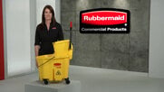 Rubbermaid® WaveBrake® Mop Bucket Overview Video | WebstaurantStore