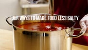 Four Ways to Make Food Less Salty Video | WebstaurantStore