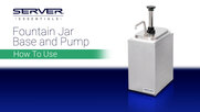 Server Fountain Jar - How to Use Video | WebstaurantStore