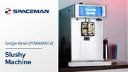 Spaceman Single Bowl Slushy Machine Overview Video | WebstaurantStore