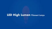 TCP's High Lumen LED Filament Lamps Overview Video | WebstaurantStore