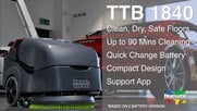 TGB 516 / TTB 1840 Battery Compact Scrubber Overview Video ...