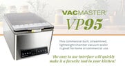VP95 Chamber Vacuum Sealer: Control Panel Overview Video | WebstaurantStore