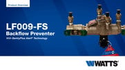 Watts LF009-FS Backflow Preventer with SentryPlus Alert Technology ...