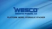 WESCO Platform Model Hydraulic Stacker Overview Video | WebstaurantStore