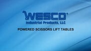 WESCO Powered Scissors Lift Tables Overview Video | WebstaurantStore