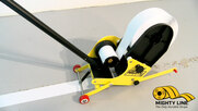 Mighty Line Mighty Liner 2" White Floor Tape Applicator In Use Video ...