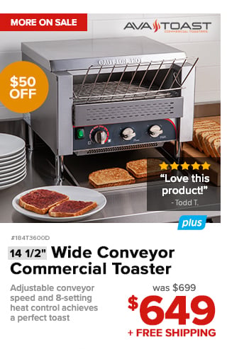 Great Prices Are Here for Take-Out Supplies, Commerical Toasters ...