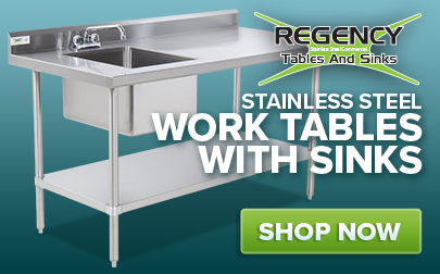 Regency 30" x 72" 18-Gauge 304 Stainless Steel Commercial Work Table ...