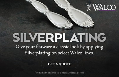 Walco 9405FS Lancer 7 5/8" 18/10 Fieldstone Finish Stainless Steel ...