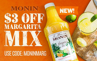 Monin 1 Liter Strawberry Fruit Puree