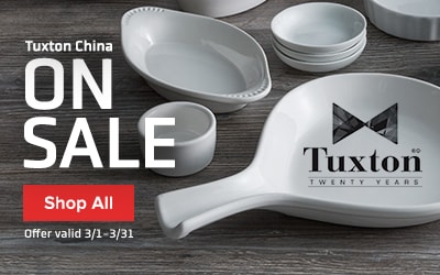 Tuxton BPM-160A DuraTux 16 oz. Bright White Milano China Mug - 24/Case