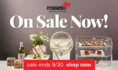 Rosseto BD115 6 Drawer Acrylic Bakery Display Case - 19 1/4" x 12" x 13 ...