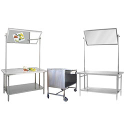 Commercial Work Tables: Stainless Steel Kitchen Prep Tables