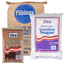 Dry Baking Ingredients: Bulk Sugar, Flour, & Baking Agents
