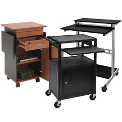 Business Presentation Equipment: TV Stands & Computer Carts